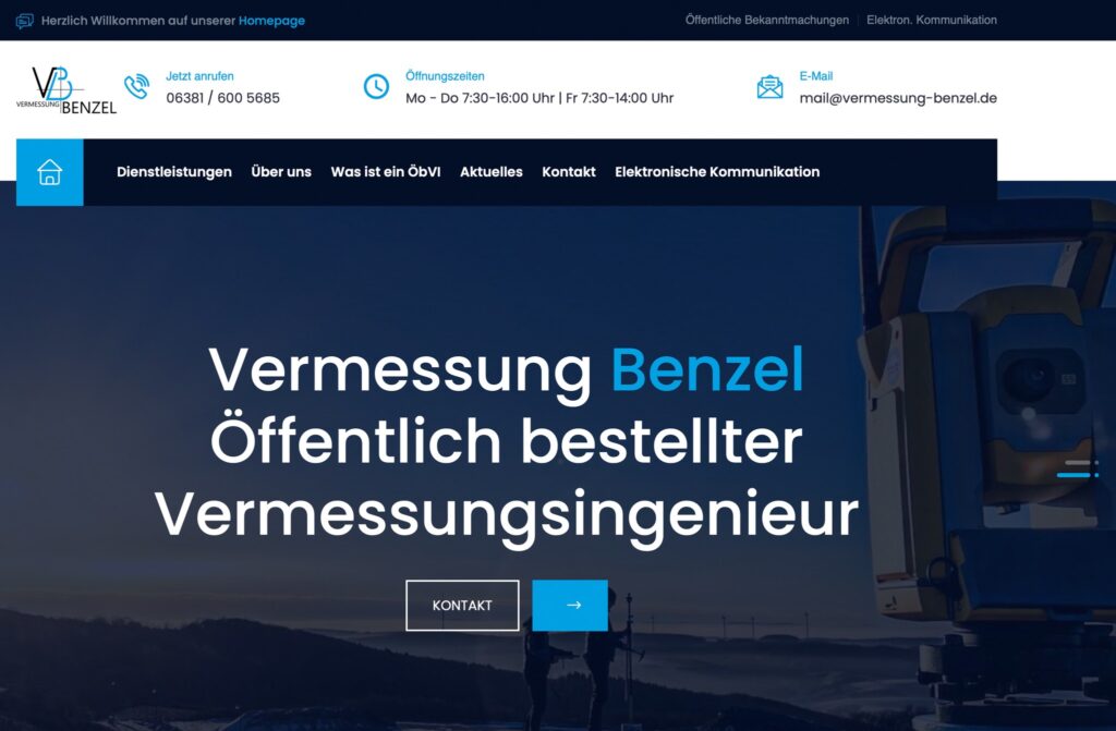 Startseite - Vermessung Benzel